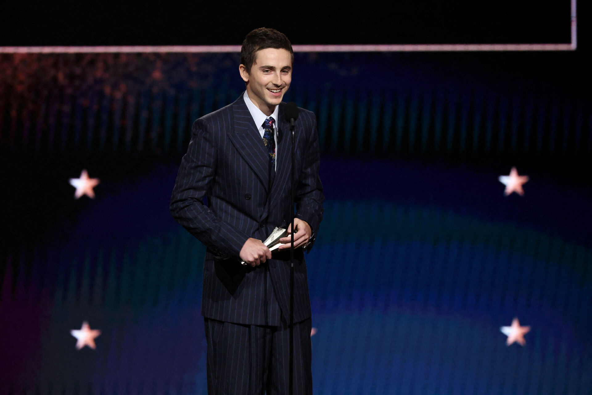 Chalamet chokerer ved awardshow: Kærlighedserklæring til Kylie